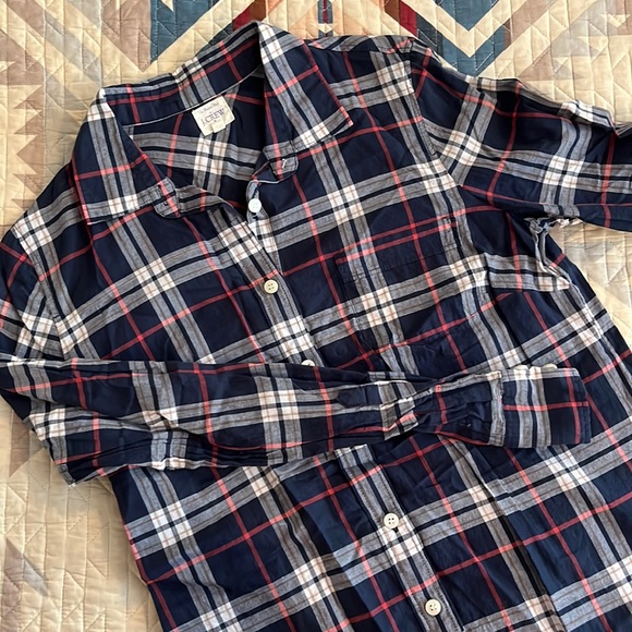 J. Crew | Tops | Plaid J Crew Perfect Shirt Buttondown | Poshmark
